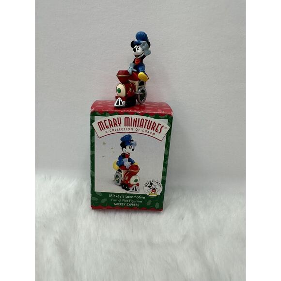 Hallmark | Accents | 998 Hallmark Merry Miniatures Mickeys Locomotive ...